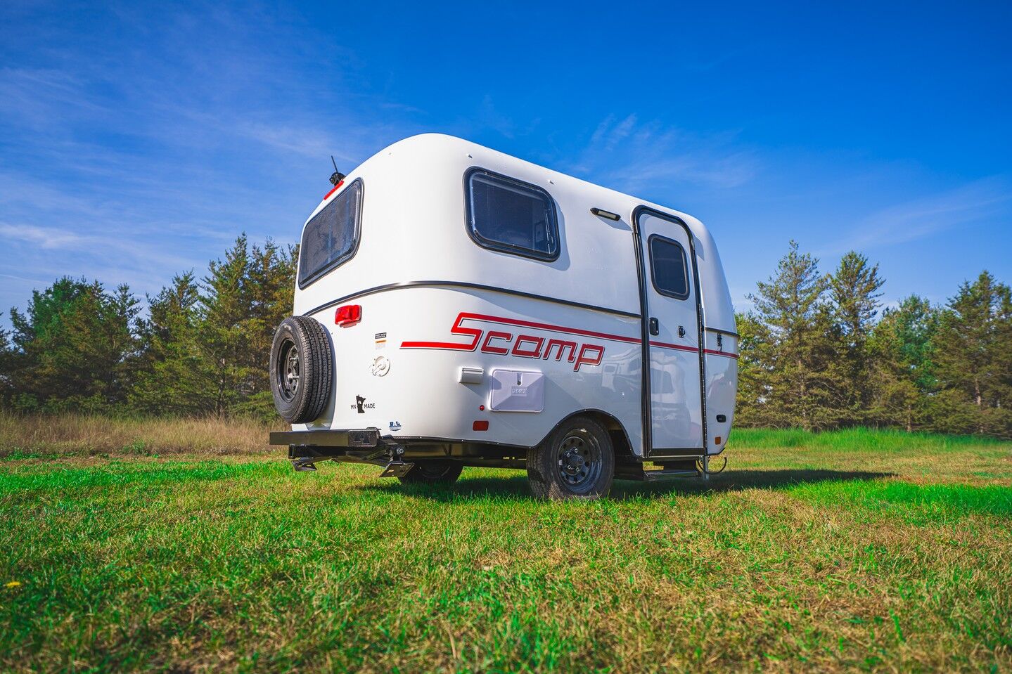 small lightweight caravan