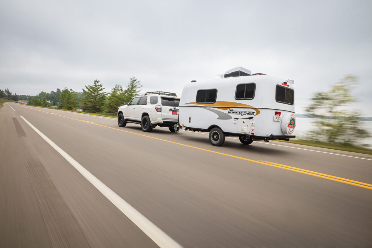 Scamp 16 Fiberglass Lightweight Travel Trailer Camper with Bathroom, AC ...